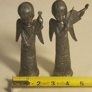 Vintage | Holiday | Vintage Pewter Angels | Poshmark